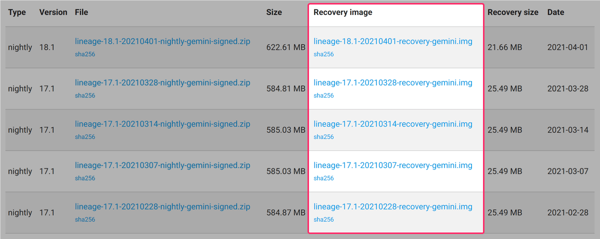 Android11ベースのLineageOS 18.1をインストールする方法 | パシャログ
